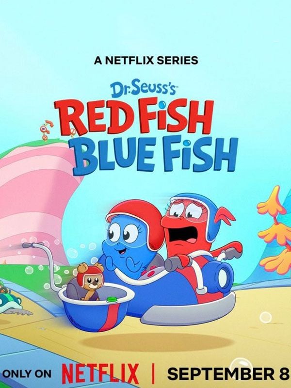 Poisson Rouge De Dessin Animé Simple