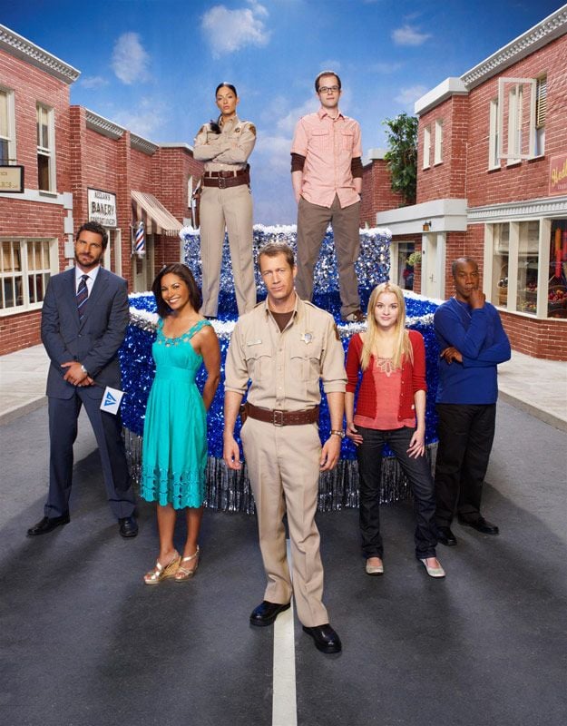 Eureka : Photo Colin Ferguson, Ed Quinn, Erica Cerra, Joe Morton ...