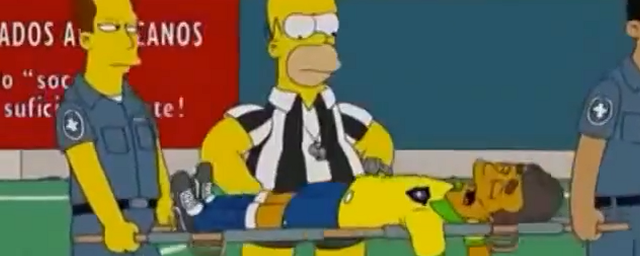 La blessure de Neymar ? Les Simpson l'avaient prédite ! - News Séries ...