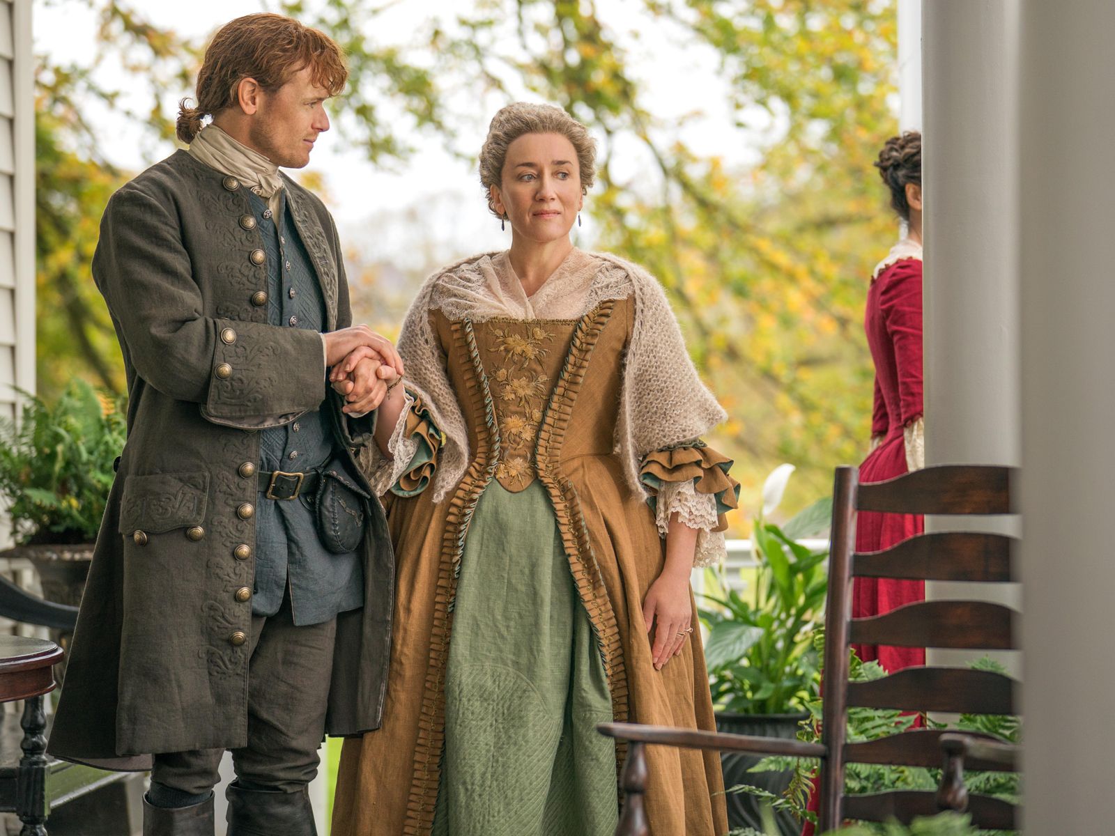 Outlander : Outlander : Photo Sam Heughan, Maria Doyle Kennedy - 138 ...