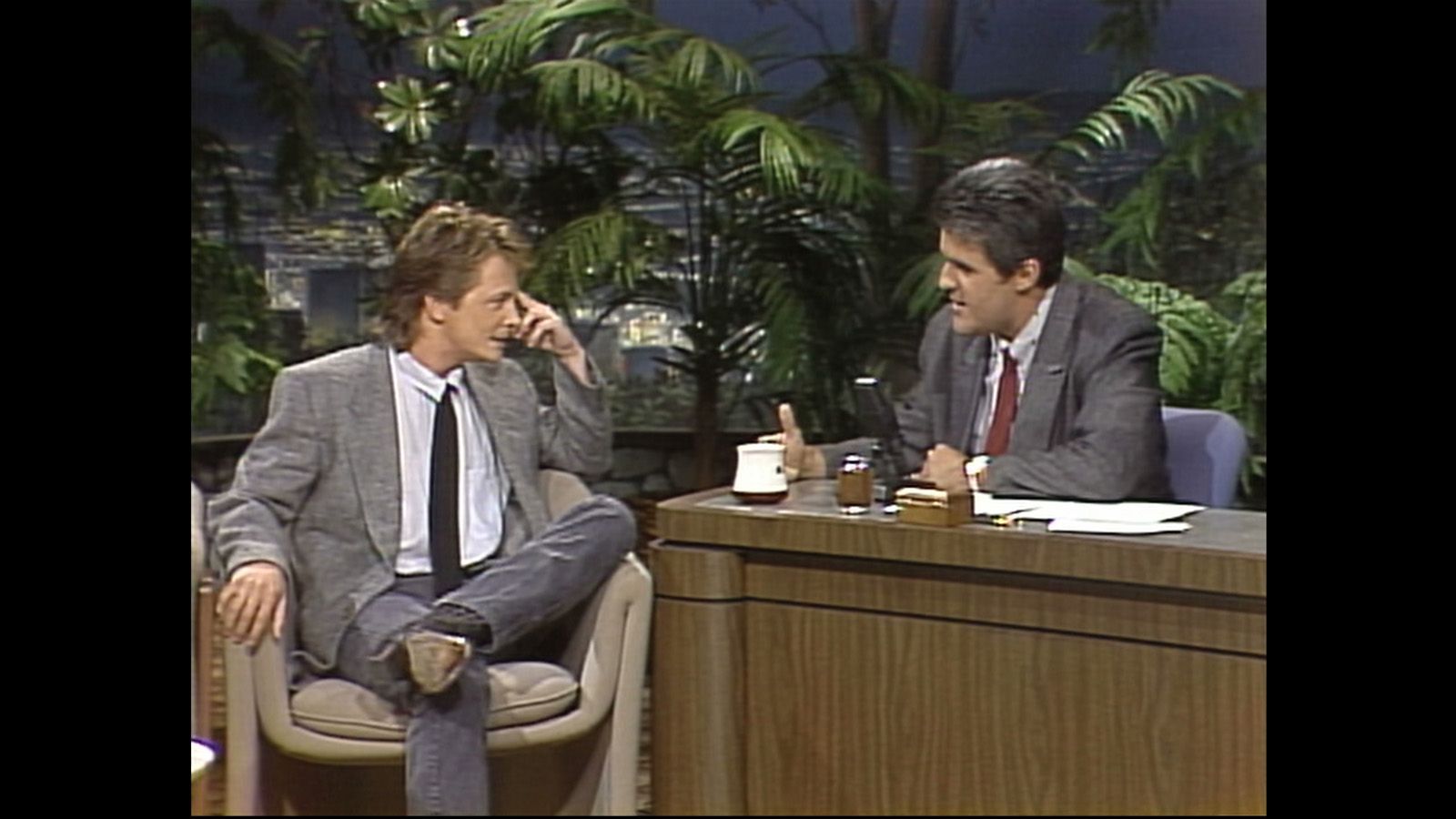 Photo de Michael J. Fox - Still : la vie de Michael J. Fox : Photo Michael J. Fox, Jay Leno ...