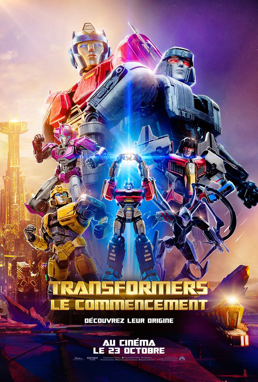 Transformers : le commencement (2024) au Cinéma L'Isle Adam - Le Conti
